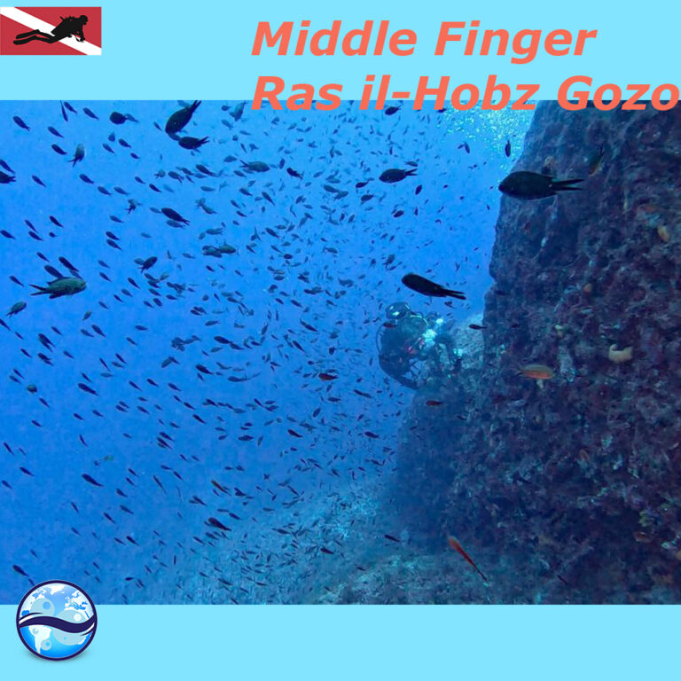 Middle Finger (Ras il-Hobz) – Gozo – Underwater Academy – School of ...