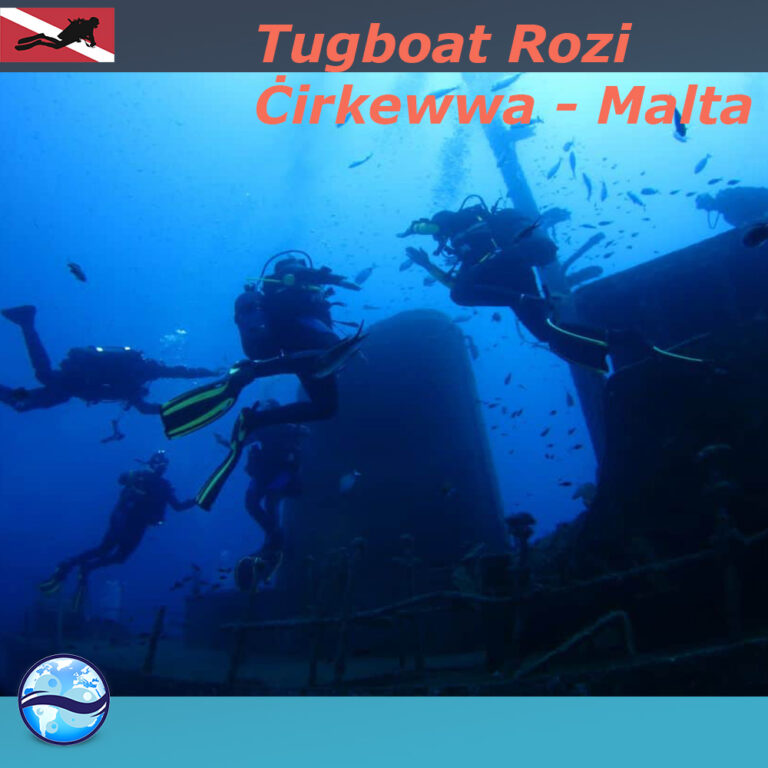 Tugboat Rozi – Ċirkewwa (very popular wreck) – Underwater Academy ...